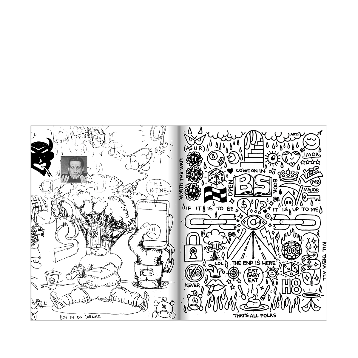 Home Alone Zine – BURN SLOW ENT.